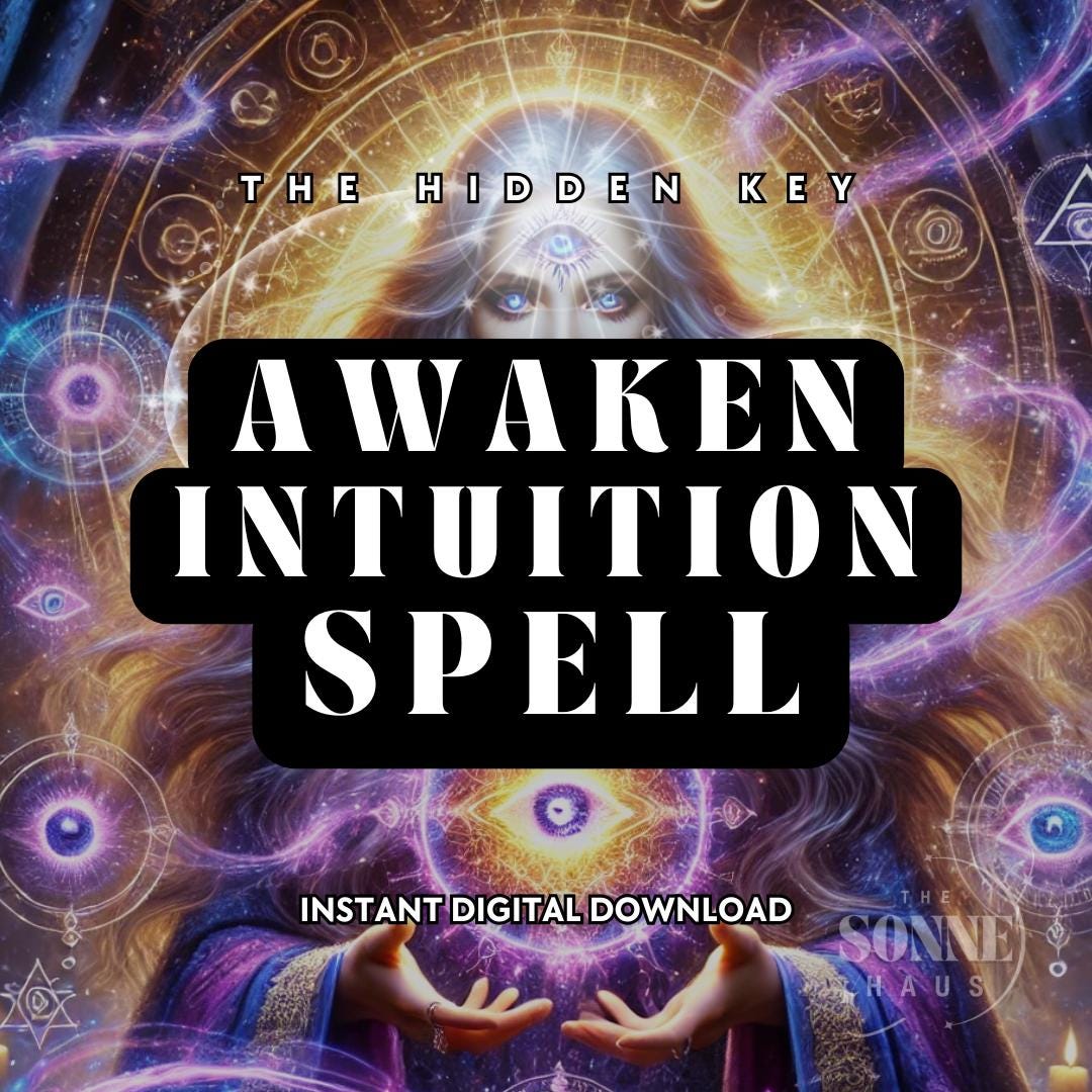 Intuitive Psychic Awakening Ritual | Unlock Spiritual Clarity and ...