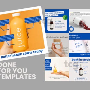 Editable Canva Social Media Template | Facebook Feed Post for Chemists ...