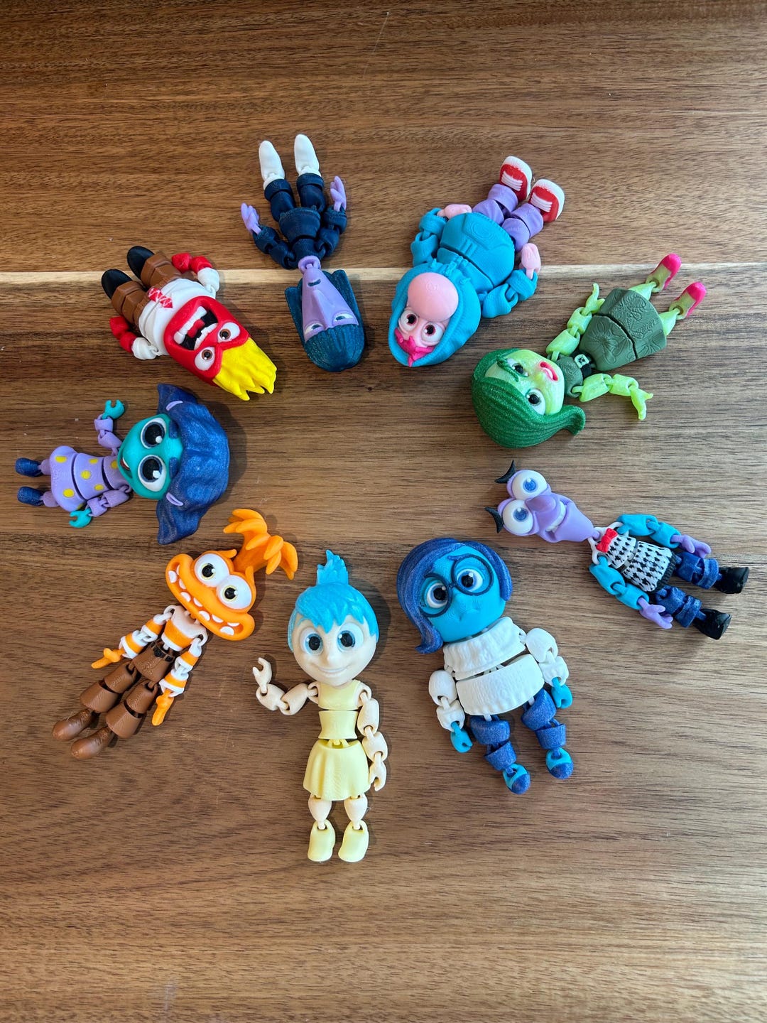 Inside Out 1&2 Mini Flexi Fidget Toys (full Set) - Etsy UK