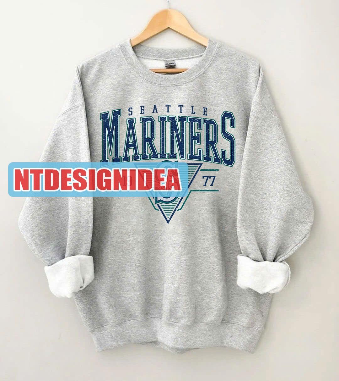 Vintage Seattle Mariner Sweatshirt, Seattle Baseball Fan Shirt ...