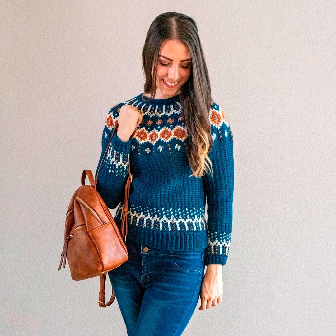 Colorwork Sweater Crochet Pattern, Sweater Crochet Pattern, Amigurumi ...