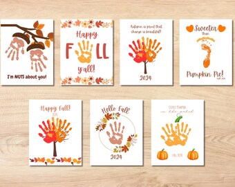Printable Thanksgiving Handprint Craft, Fall Activities for Daycare ...