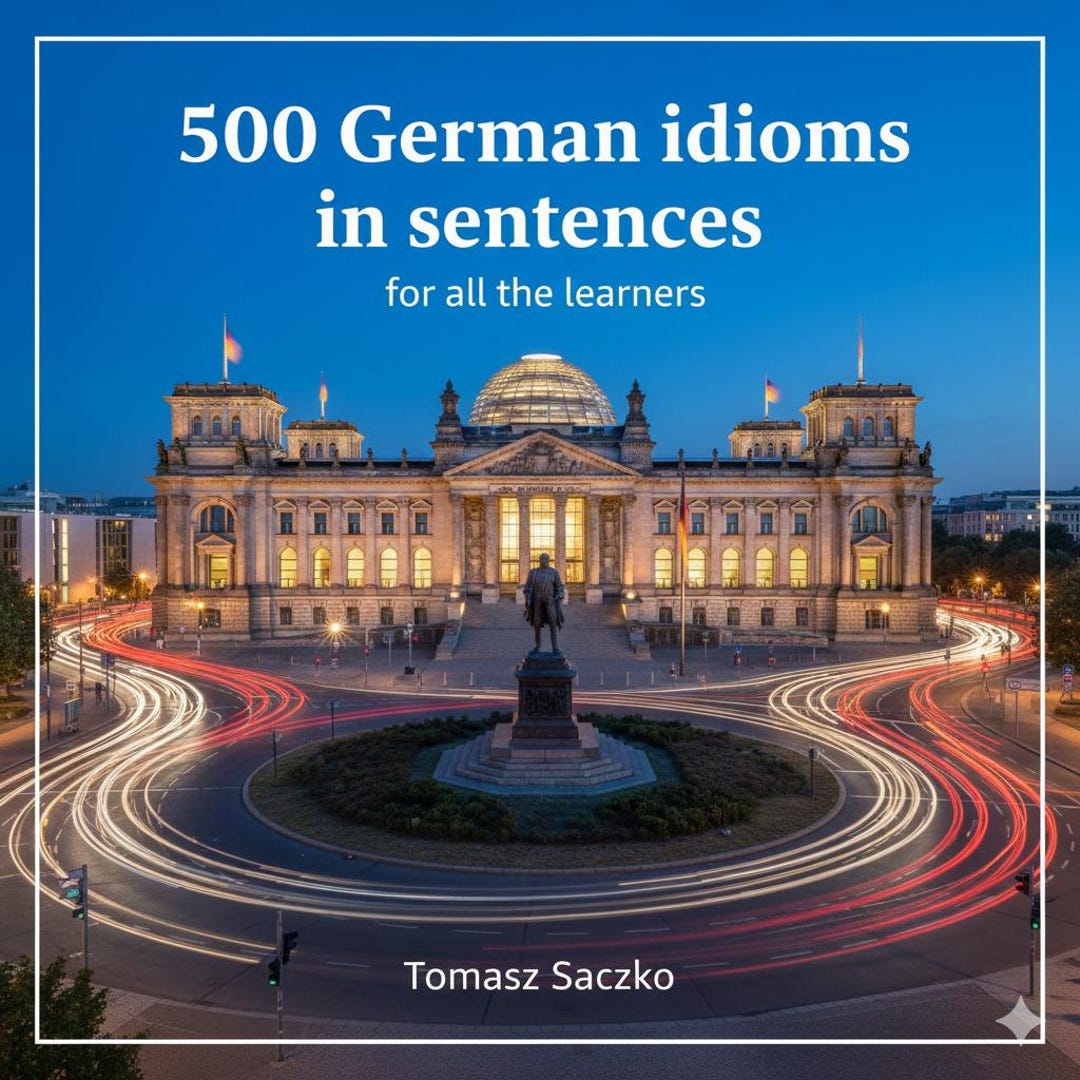 500 German Idioms in Sentences for All the Learners - Etsy