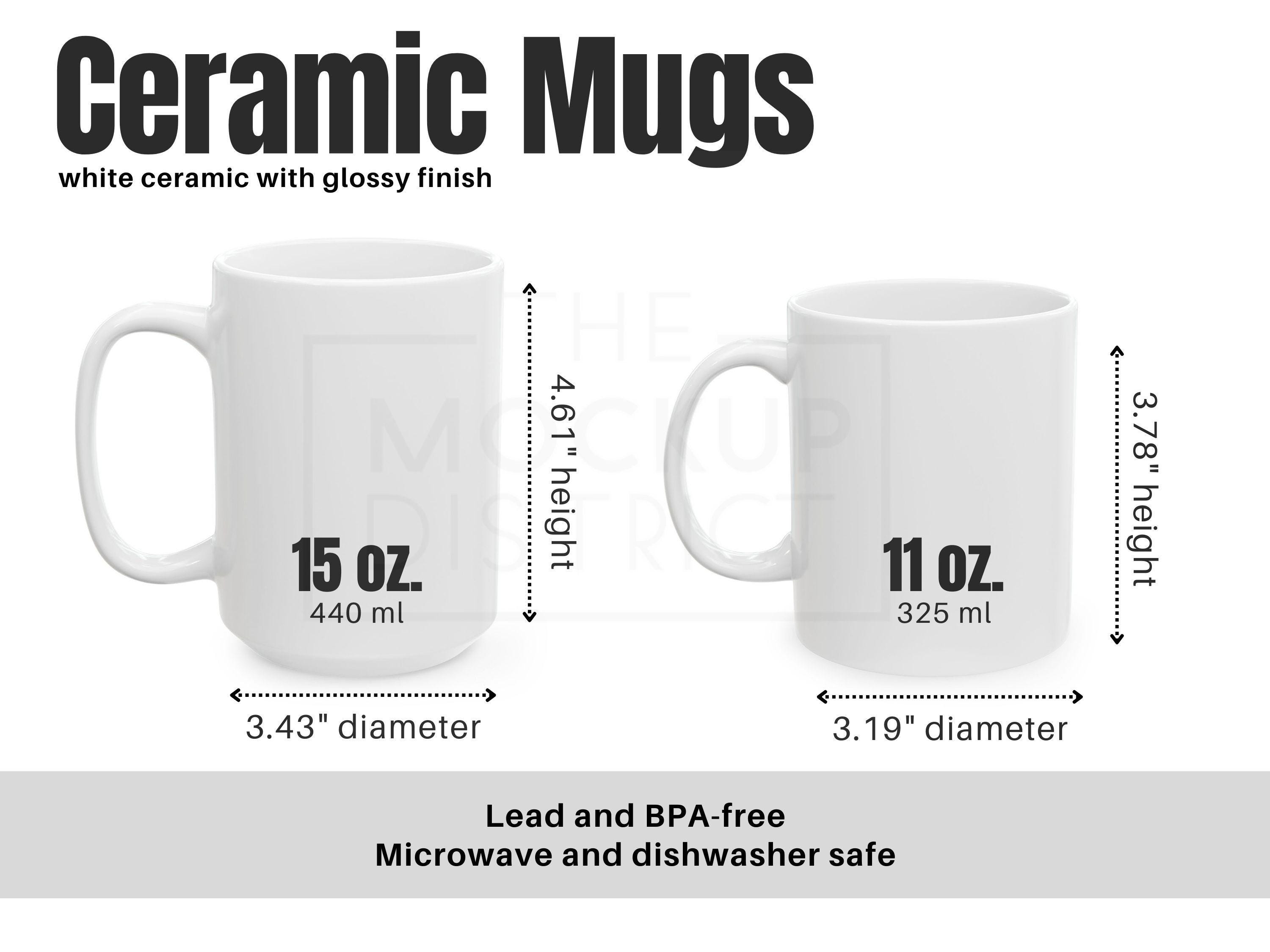 Mug Sizing Chart Mugs Color Chart Accent Mugs Pod Size Printify Mug ...