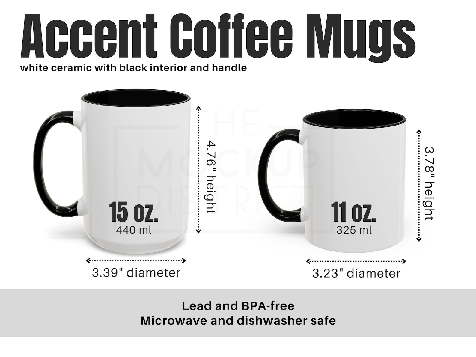 Mug Sizing Chart Mugs Color Chart Accent Mugs Pod Size Printify Mug ...