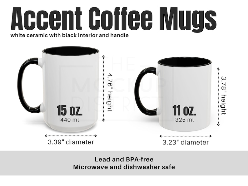 Mug Sizing Chart Mugs Color Chart Accent Mugs Pod Size Printify Mug ...