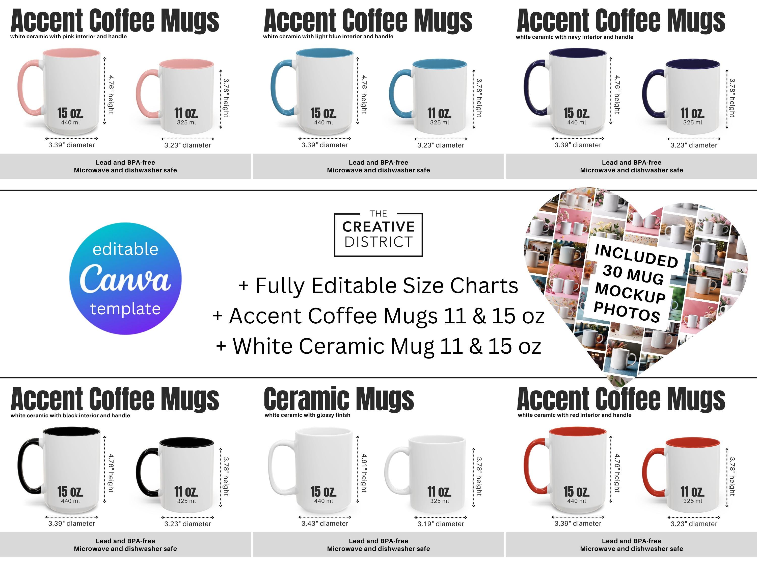 Mug Sizing Chart Mugs Color Chart Accent Mugs Pod Size Printify Mug ...