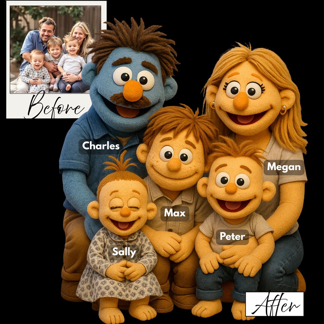 Custom Muppets Cartoon on Acrylic Plaque – Personalized Gift for ...