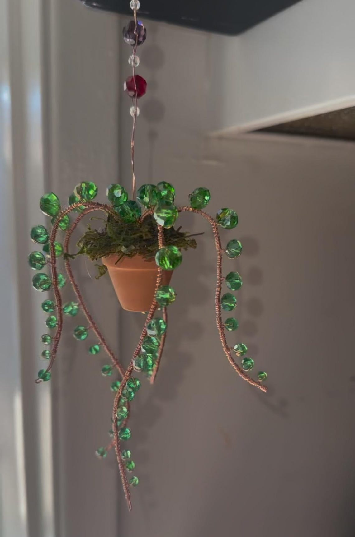 Forever Succulent Hanging Beaded Plant - Etsy