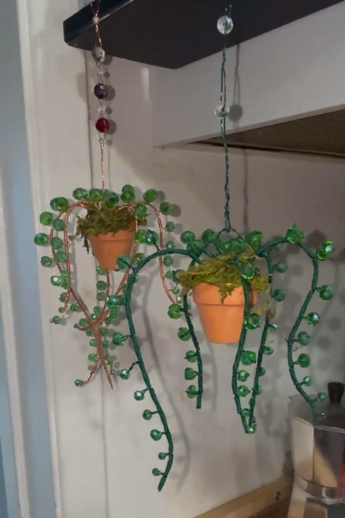 Forever Succulent Hanging Beaded Plant - Etsy