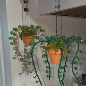Forever Succulent Hanging Beaded Plant - Etsy
