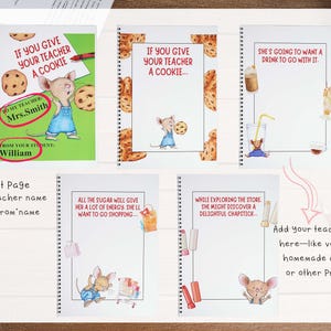 PHYSICAL COPY- If You Give Your Teacher A Cookie,diy Teacher ...