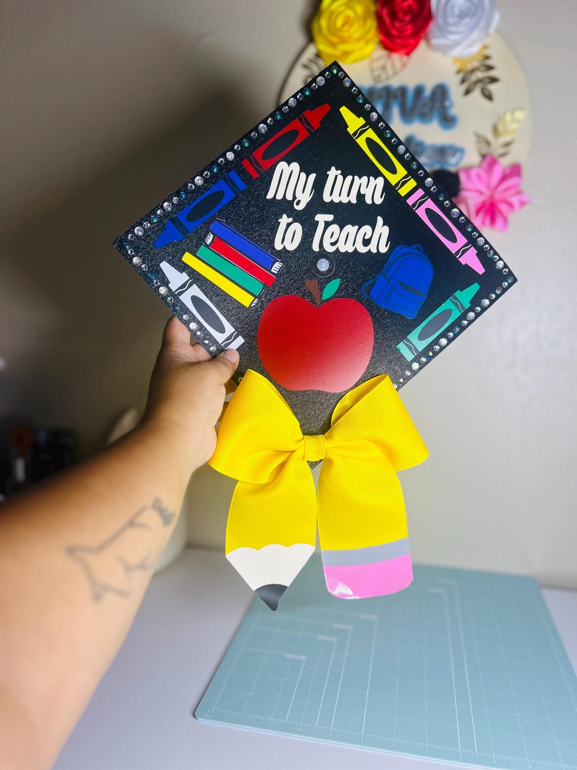 Ready to Ship Graduation Cap Topper Teacher Graduation Cap Topper My ...
