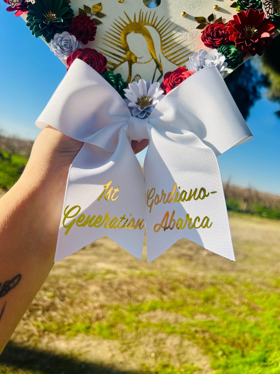Graduation Cap Topper Virgin Mary Graduation Cap Topper Religious Faith ...