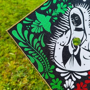 Talavera Graduation Cap Topper Virgin Mary Talavera Graduation Cap ...