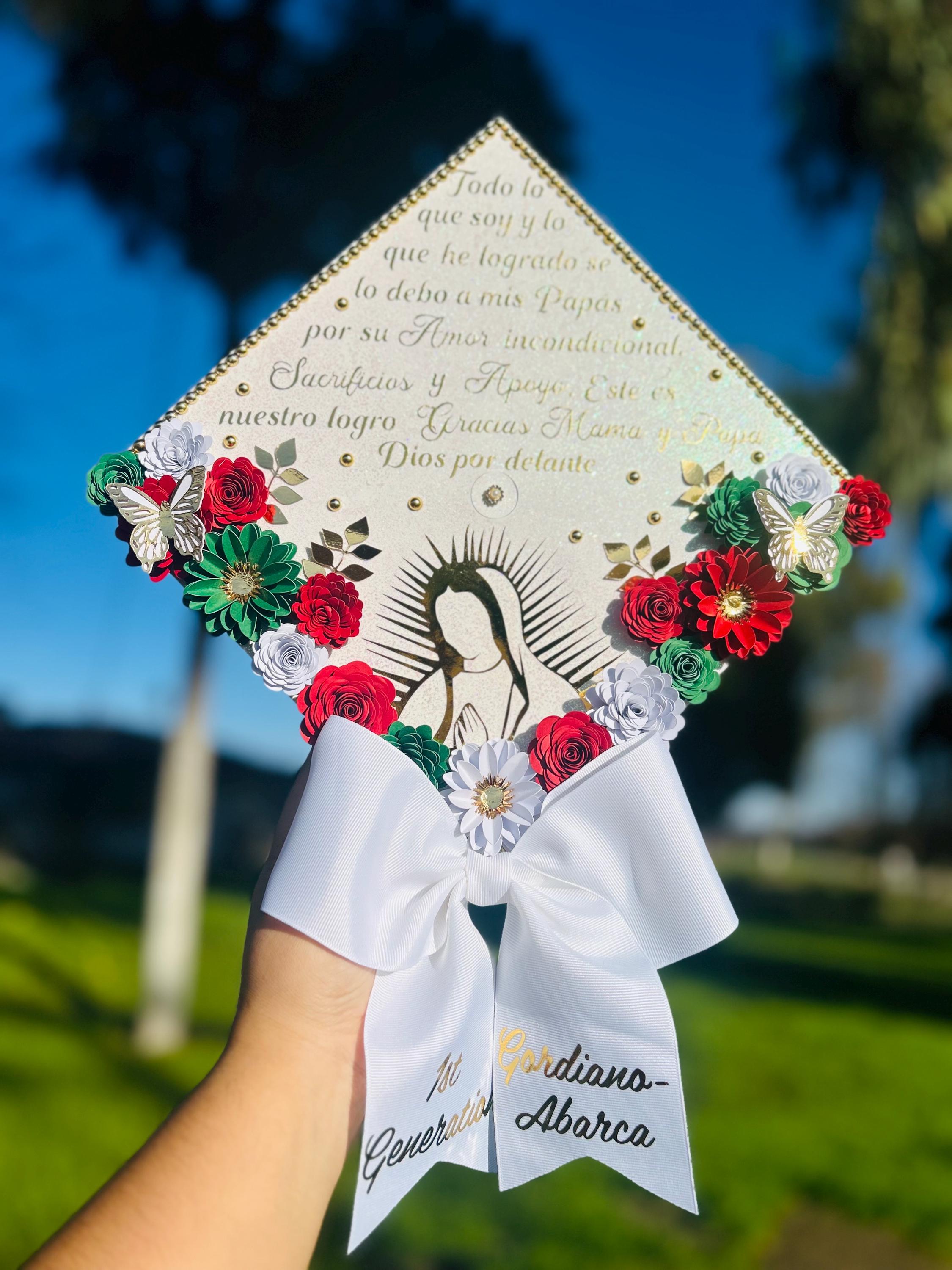 Graduation Cap Topper Virgin Mary Graduation Cap Topper Religious ...