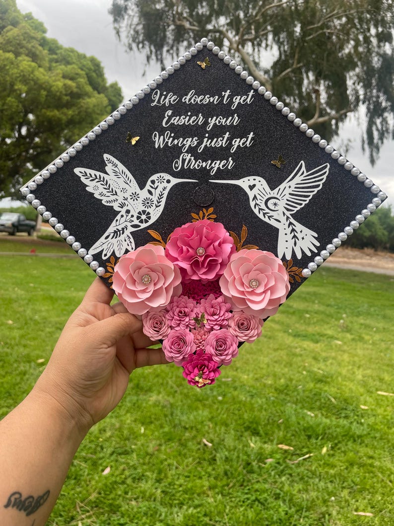 Ready to Ship Hummingbird Graduation Cap Topper, Talavera Graduation ...