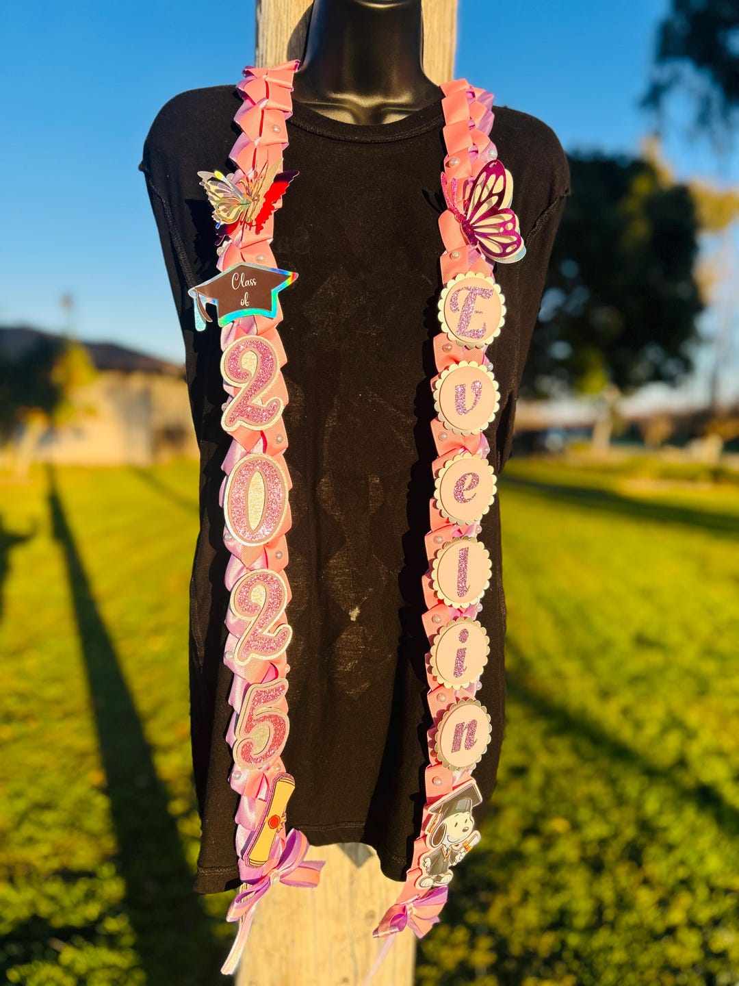 Girl Graduation Leis Grad Leis Theme Leis Gift Leis Kid Leis Class of ...