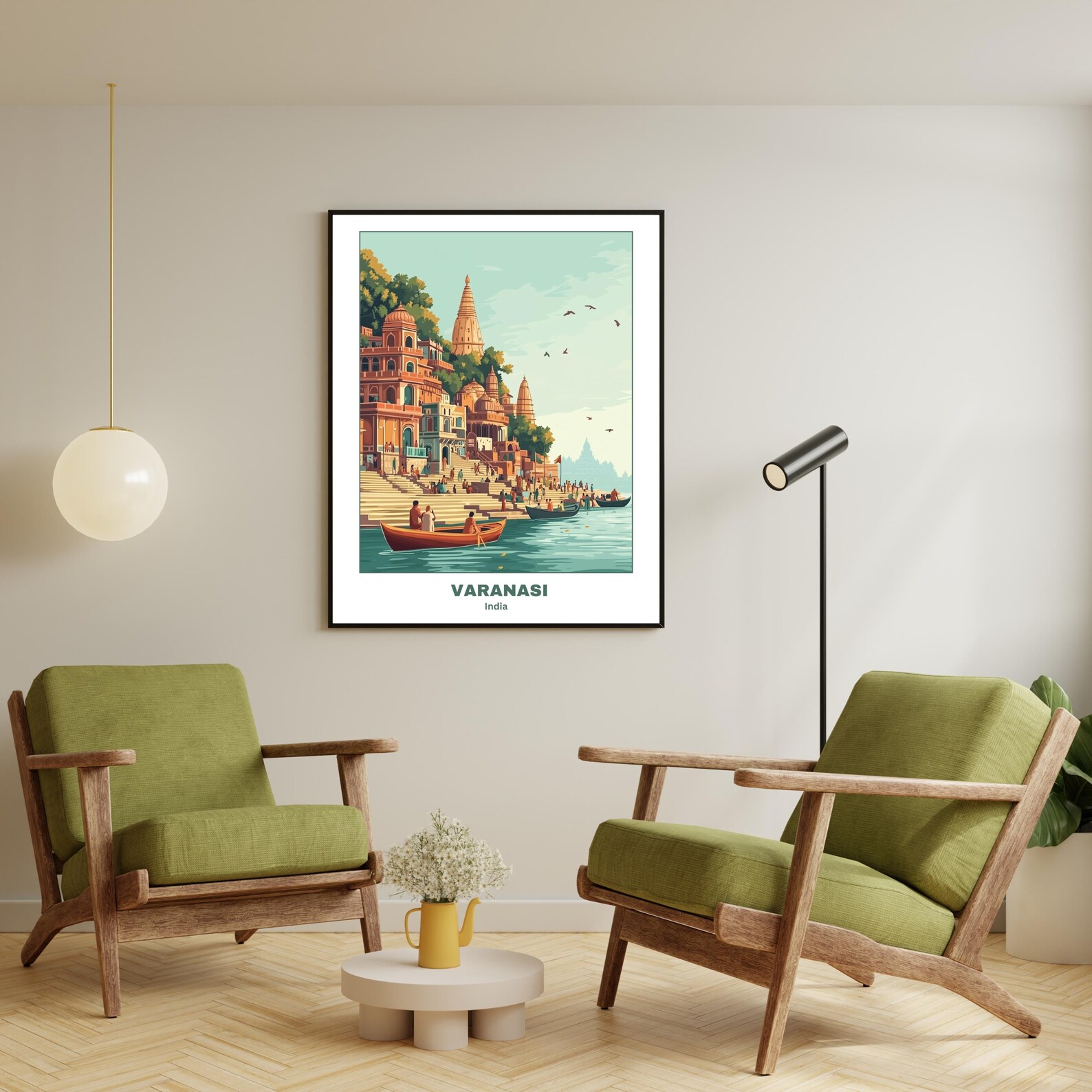 Varanasi Printable Poster, Travel Poster, Digital Print, Wall Art ...
