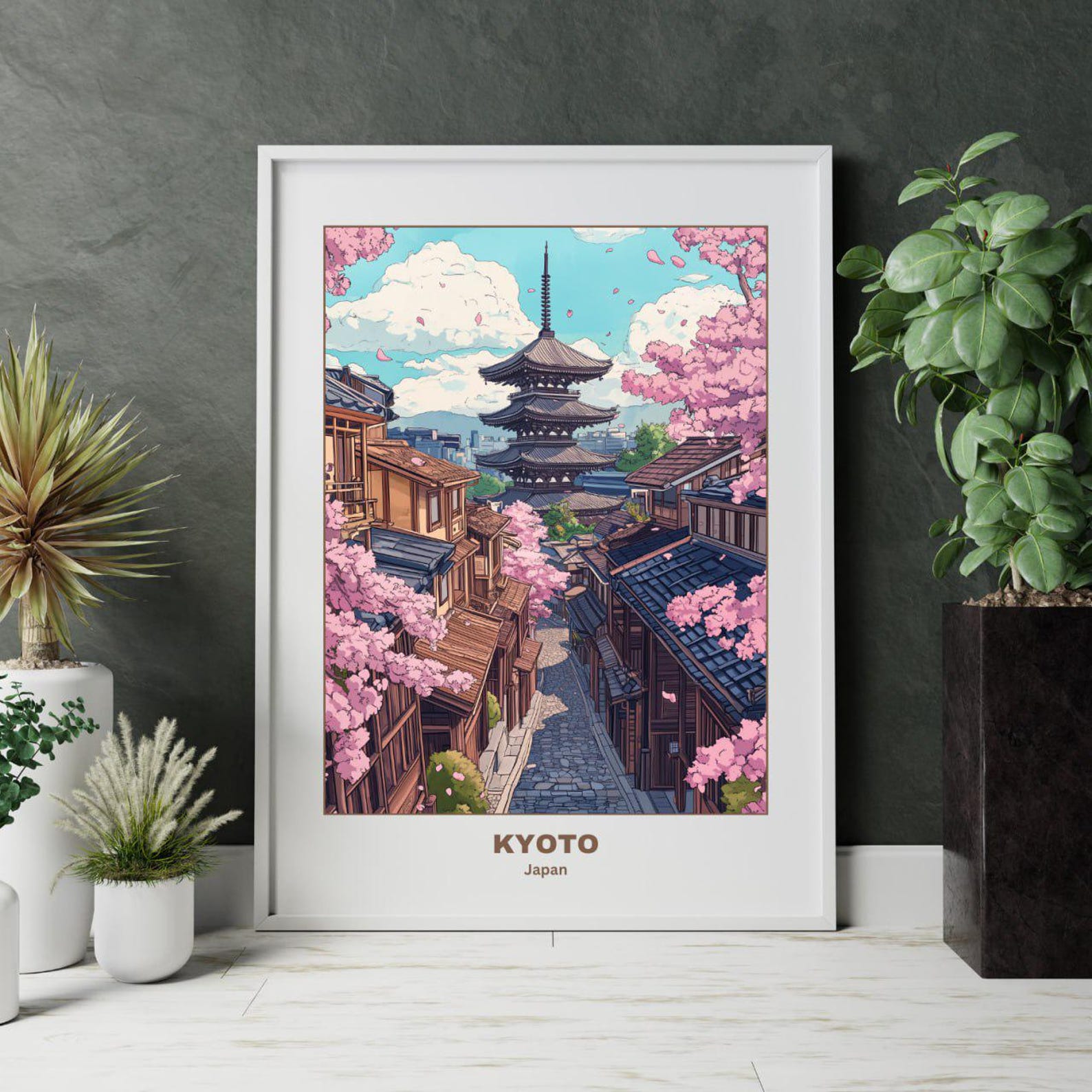 Kyoto Printable Poster, Travel Poster, Digital Print, Wall Art, Unique ...