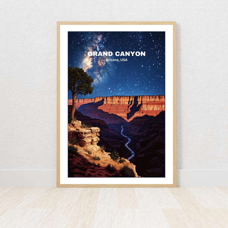 Grand Canyon National Park Printable Poster, Travel Poster, Digital ...