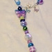 Beaded Purple and Blue Butterfly Keychain - Etsy