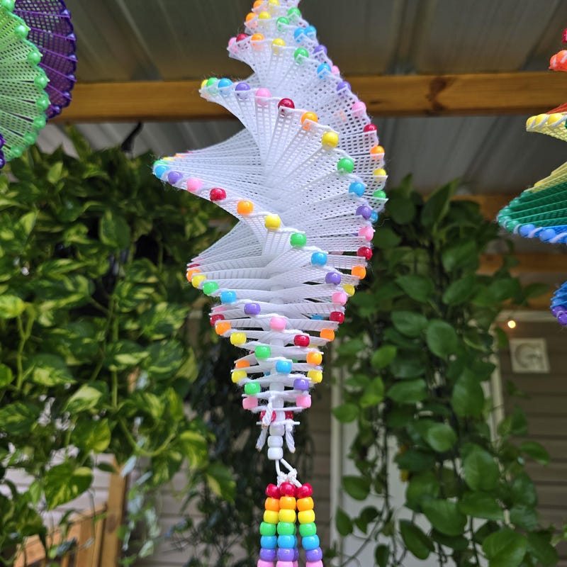 Plastic Canvas Wind Spinners - Etsy