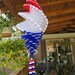 USA Red, White & Blue American Pride Wind Spinner Handmade Porch Decor ...