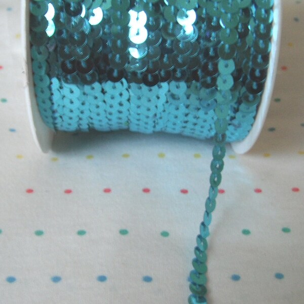 Turquoise Sequin - Etsy