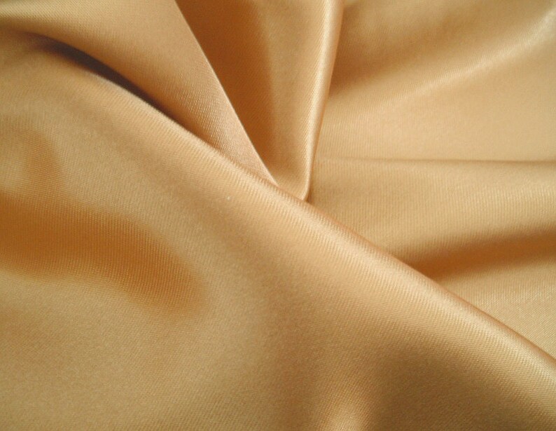 Gold Satin Lining Fabric Sample Size Fabric fat Quarter 18 | Etsy