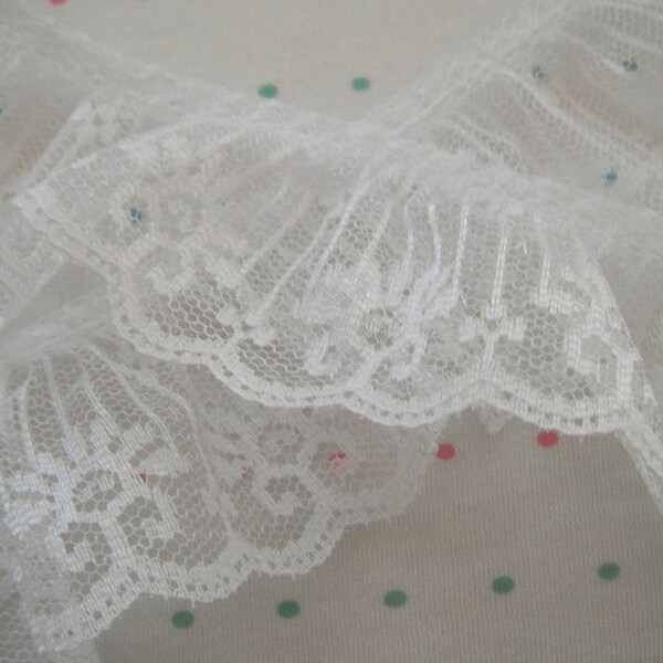 Ruffle Lace Fabric - Etsy