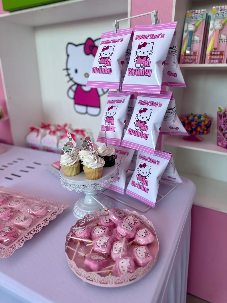 Hello Kitty Chip Bags - Etsy