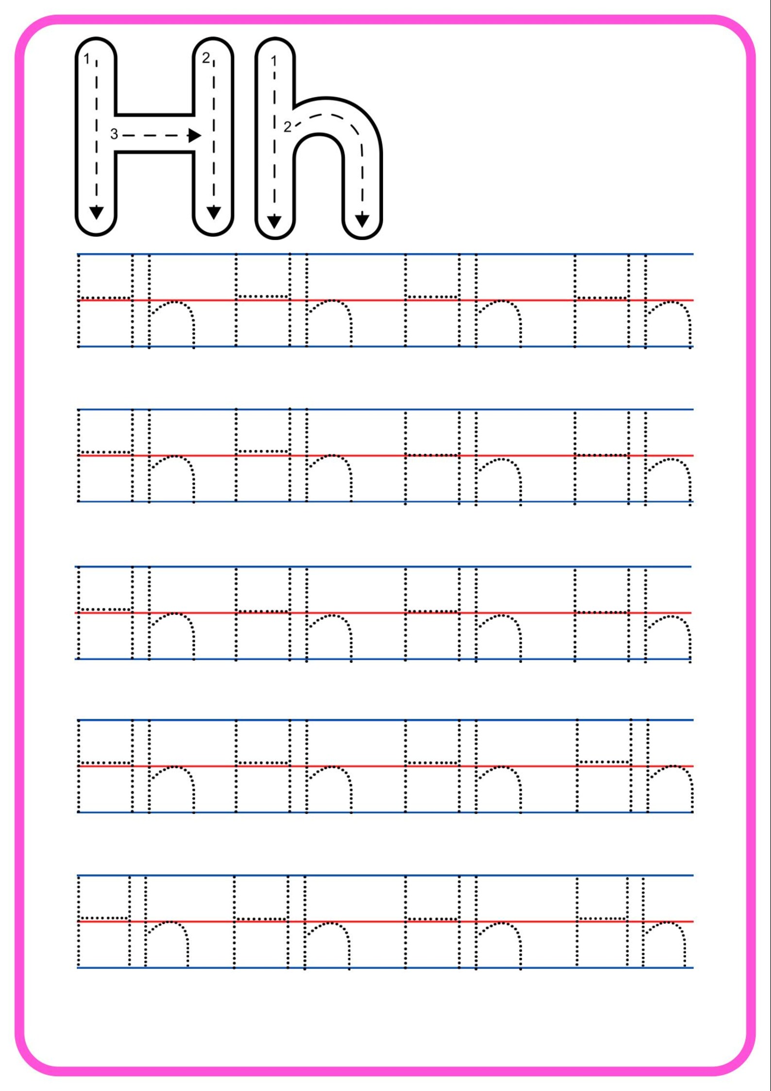Printable Alphabet Learning Worksheets Fun & Engaging Handwriting ...
