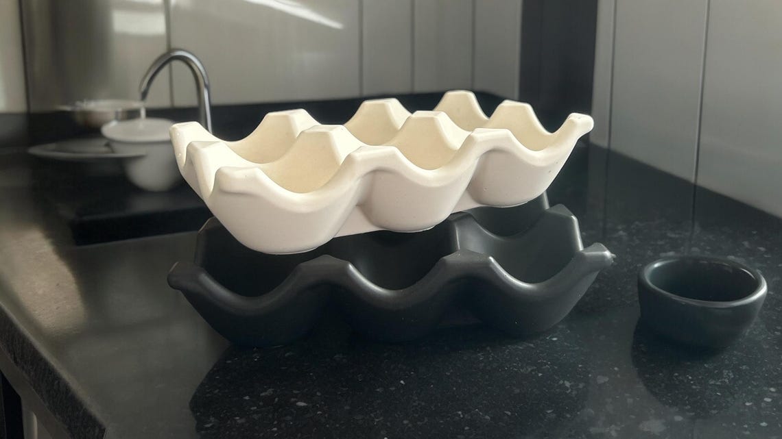 Egg Storage | Egg Rack | Kitchen Storage | Egg Tray | Egg Holder | Kitchen Decor | New Home Gift ...