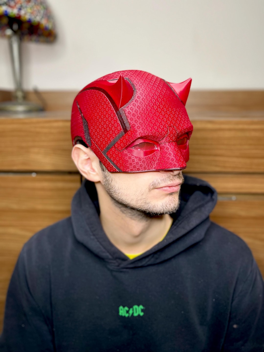 Daredevil Born Again 3D Printed Mask Customizable for Finishing and ...
