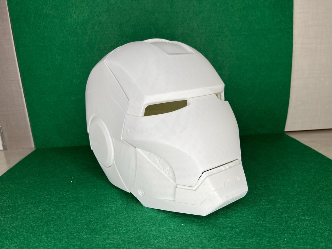 Iron Man Helmet Raw 3d Printed Realistic Replica For Collectors And