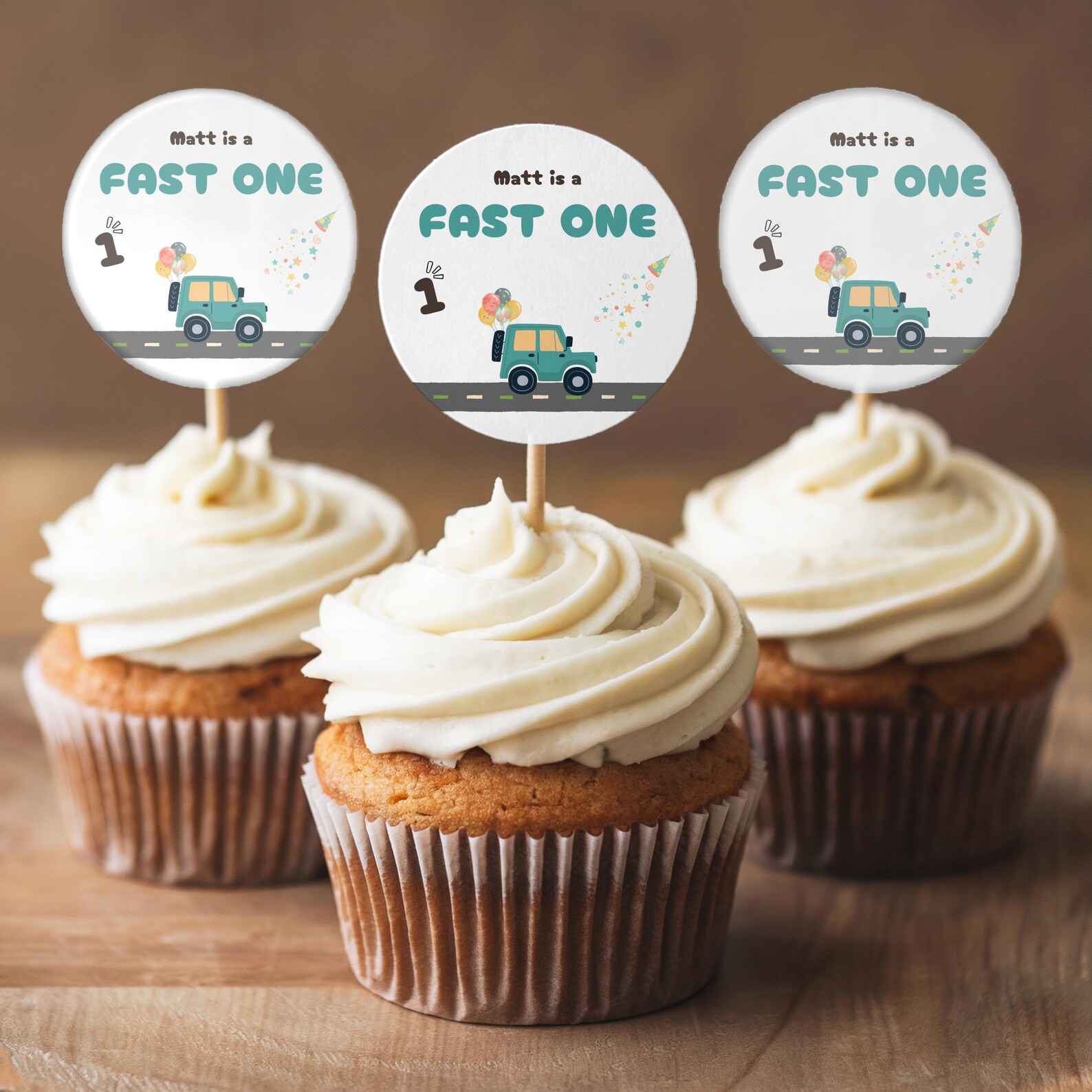 Editable Fast One 1st Birthday Invitation Bundle, Party Decor, Banners ...