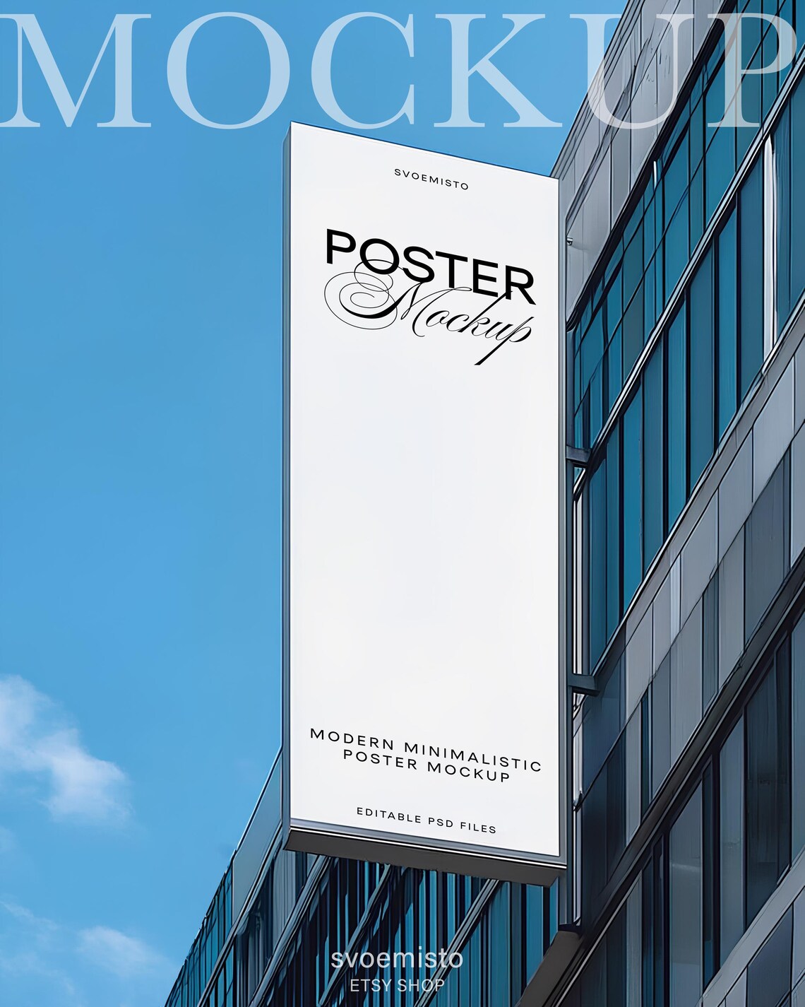Billboard Poster Mockup – PSD Template for Billboard Display, Poster ...