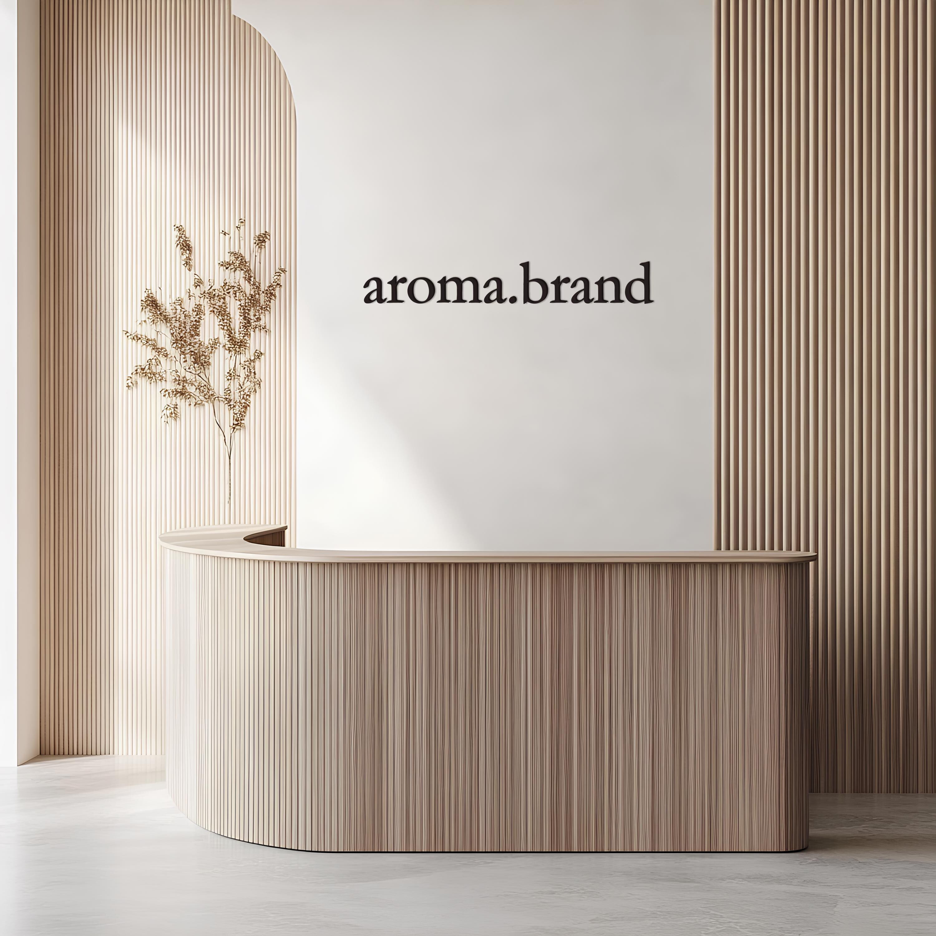 Logo Display Mockup, Store Facade Design, Elegant Salon Mockup, Front ...