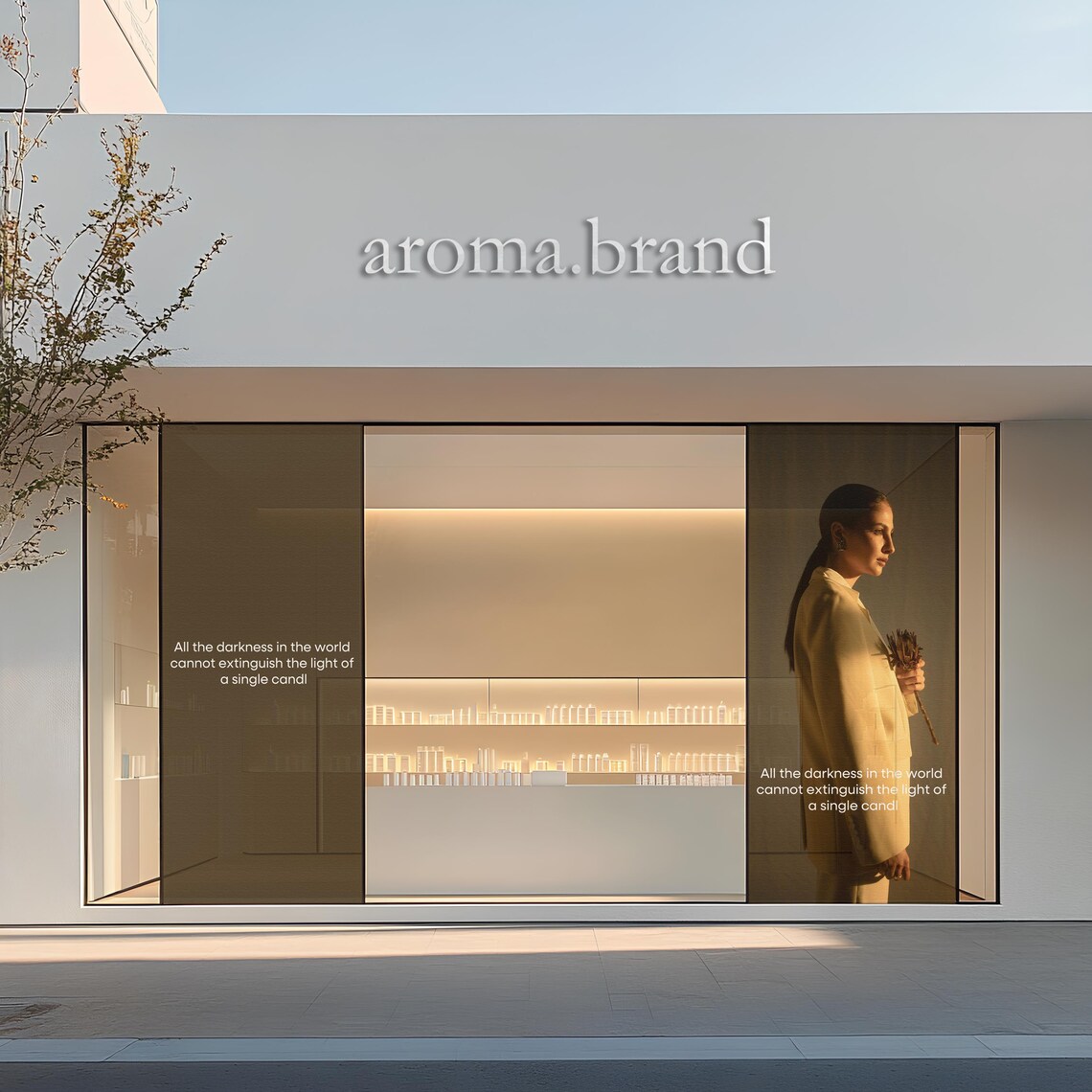 Salon Storefront Mockup, Facade Mockup, Salon Mockup, Elegant ...