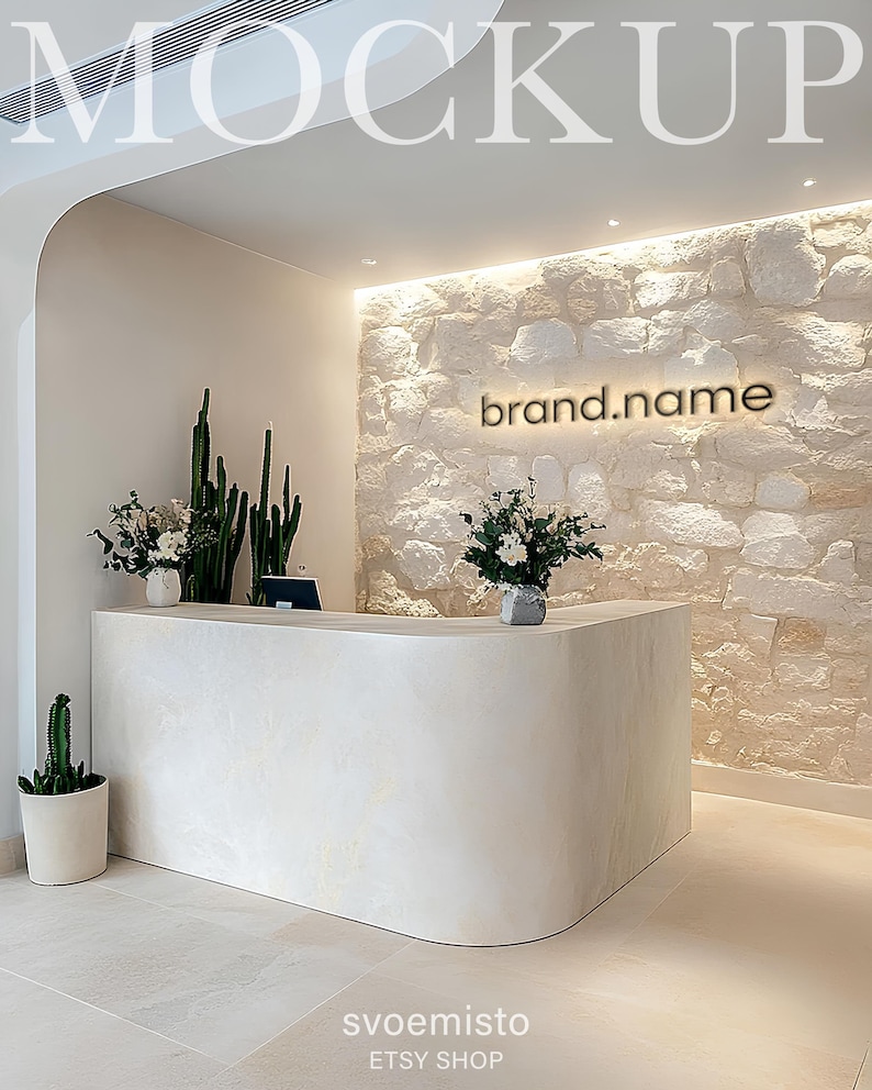 Salon Storefront Mockup, Facade Mockup, Salon Mockup, Elegant ...