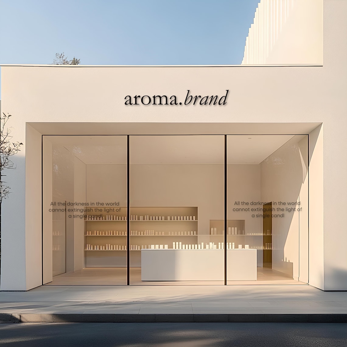 Salon Storefront Mockup, Facade Mockup, Salon Mockup, Elegant ...