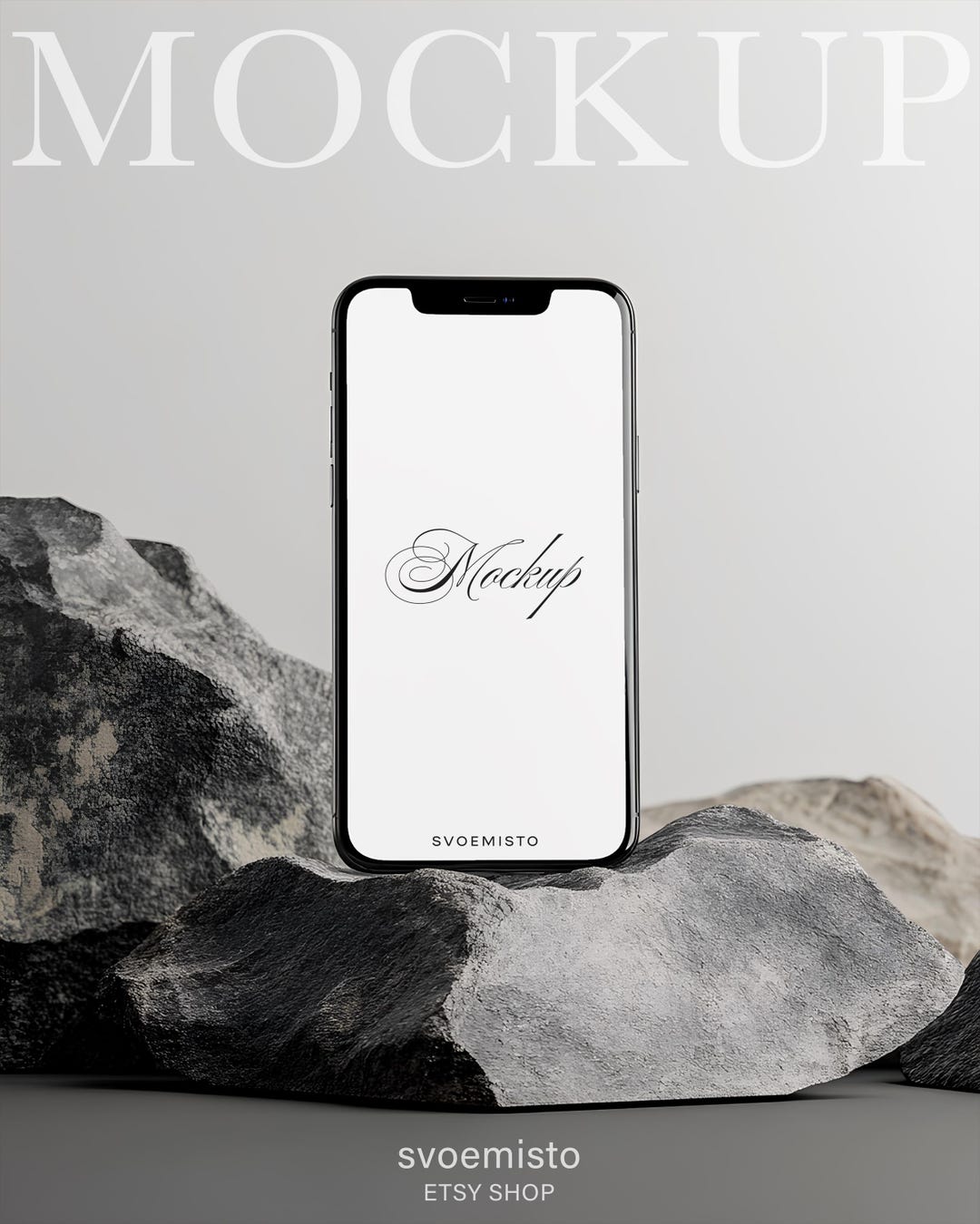 Smartphone Screen Mockup – PSD Template, Smart Object Smartphone Mockup ...