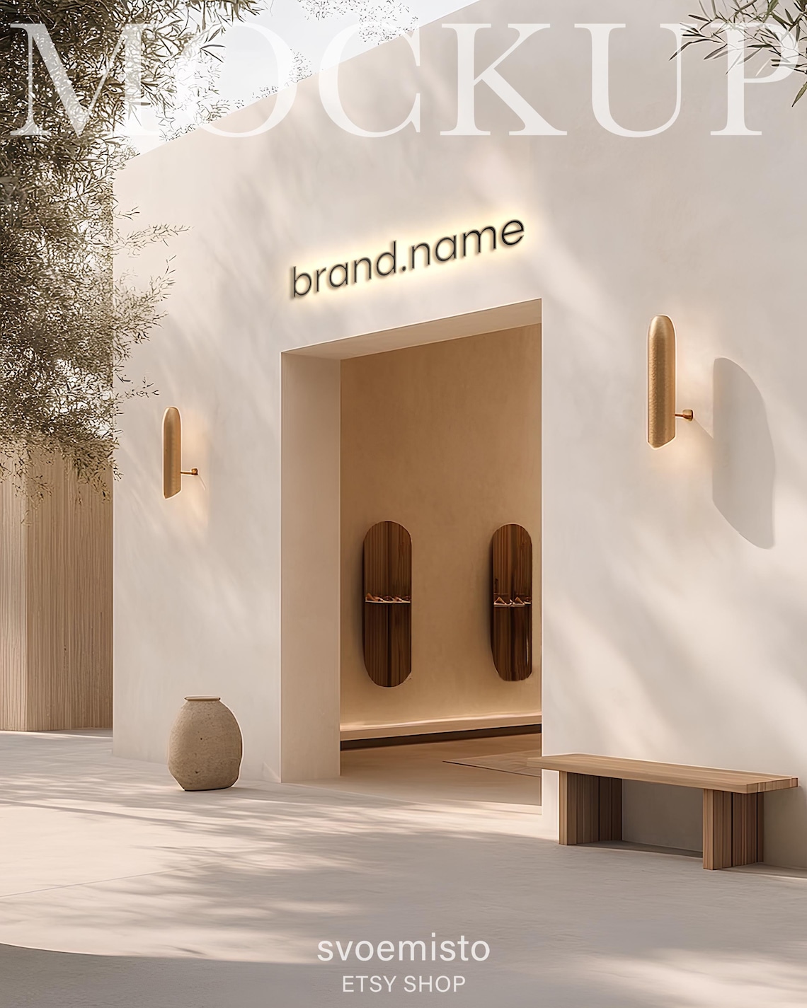 Salon Storefront Mockup, Facade Mockup, Salon Mockup, Elegant ...