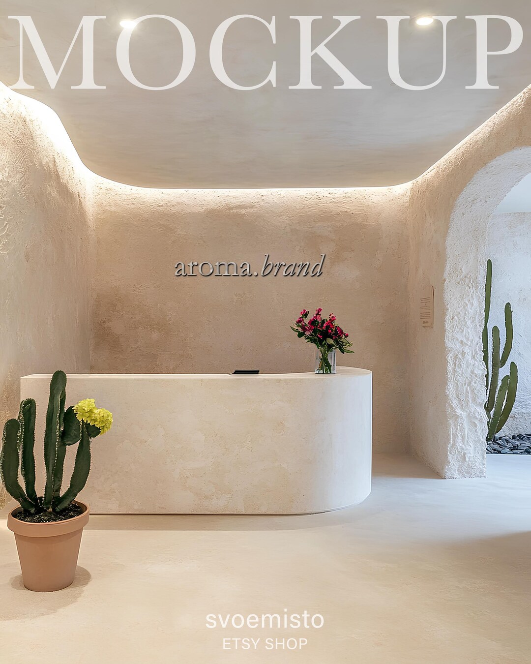 Salon Storefront Mockup, Facade Mockup, Salon Mockup, Elegant ...