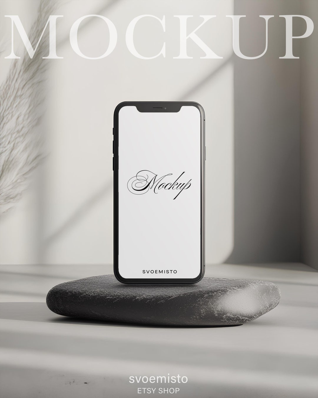 Smartphone Screen Mockup – PSD Template, Smart Object Smartphone Mockup ...