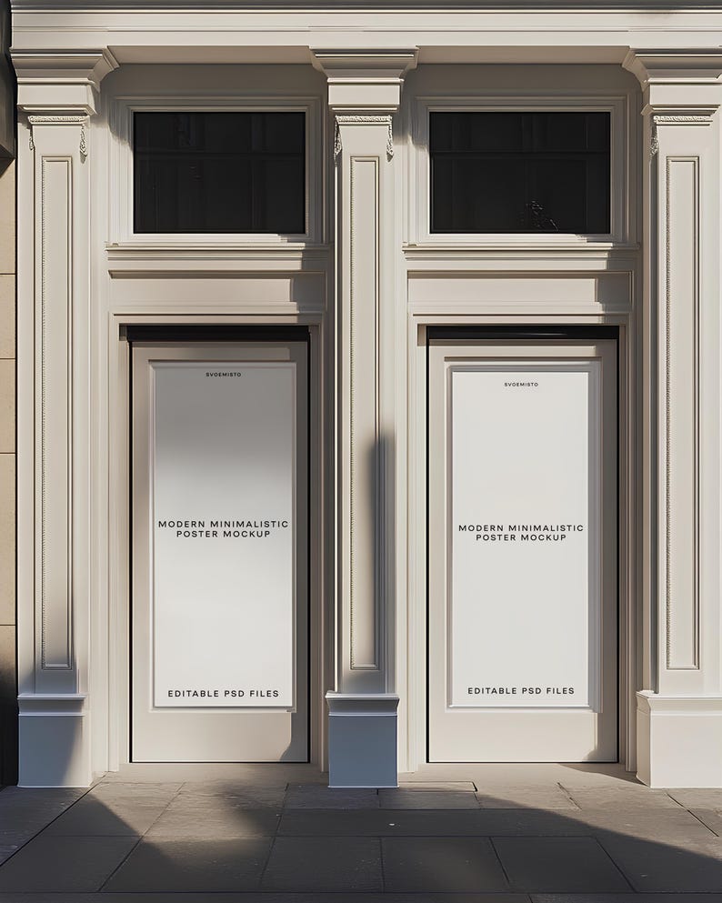 Storefront Mockup, Facade Mockup, Shop Mockup, Elegant Storefront ...