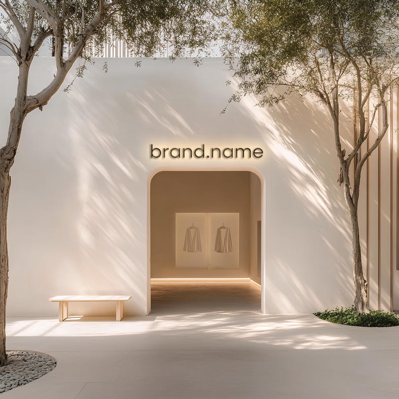 Fashion Storefront Mockup, Facade Mockup, Salon Mockup, Elegant ...