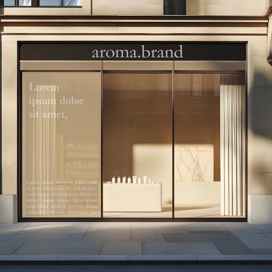 Salon Storefront Mockup, Facade Mockup, Salon Mockup, Elegant ...