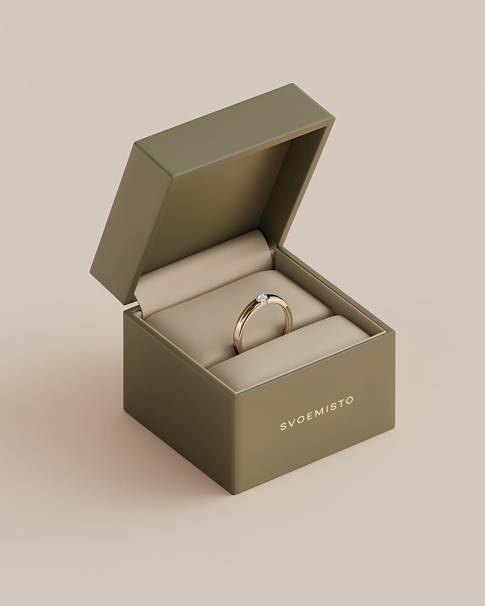 Jewelry Box Packaging Mockups, Luxury Box Mockup, Ring Box, Green Box ...